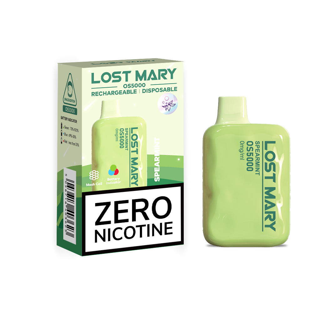 Lost Mary OS5000 Disposable 0% - Spearmint , Bc5000 , eb , ebcreate ...