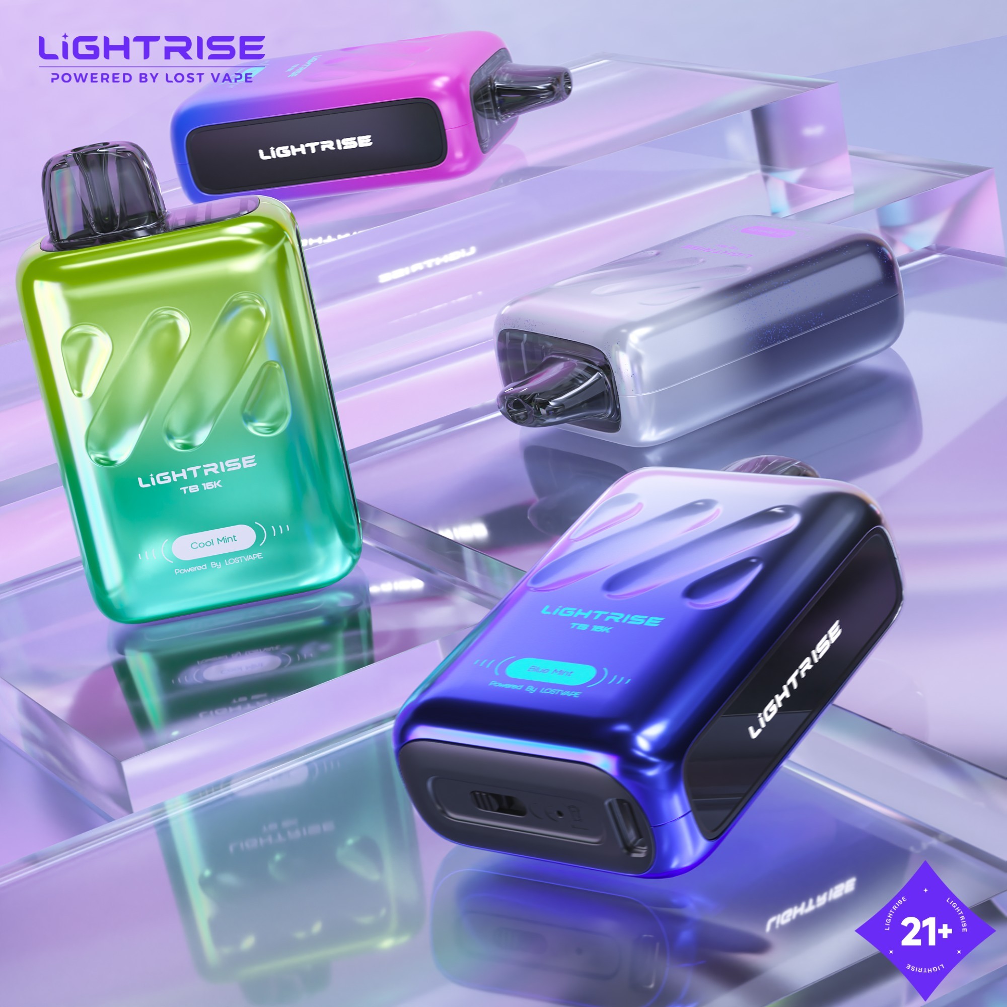 LIGHTRISE TB 18K Disposable 5%, lost vape, tb18k