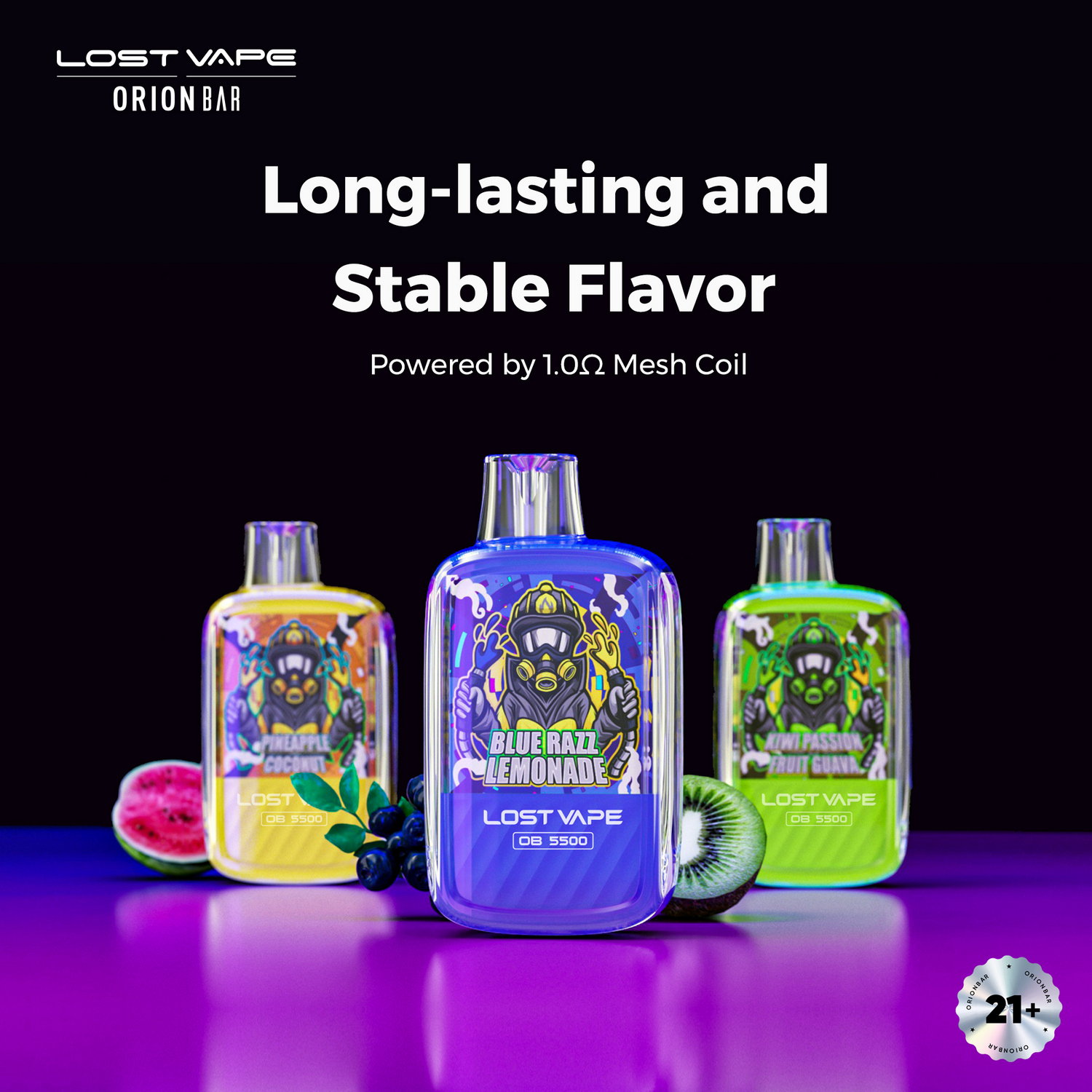 Lost Vape OB5500 Disposable 5%, orion bar 5500