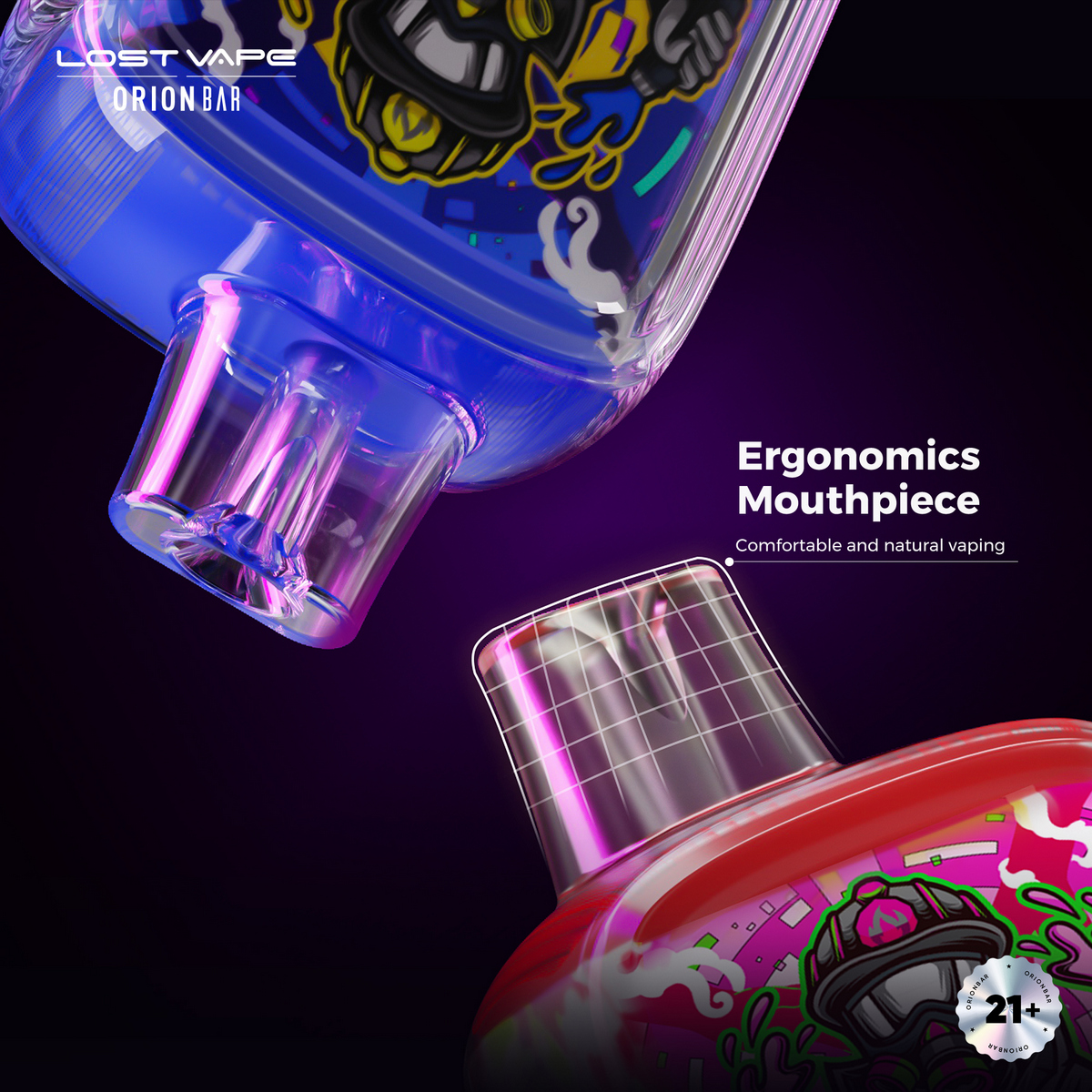 Lost Vape OB5500 Disposable 5%, orion bar 5500