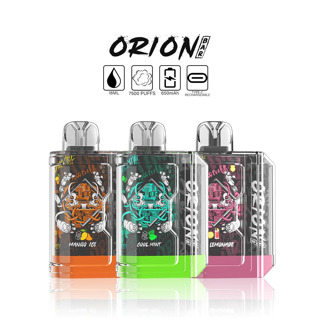 Orion Bar 7500 Disposable 5%, lost vape, 2deal