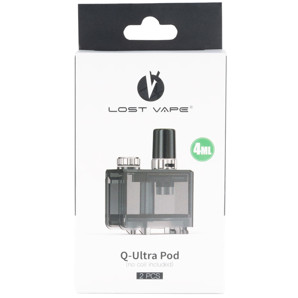 Lost Vape Ultra Boost Pod 2pk, q ultra, q-ultra aio kit, q-ultra pods