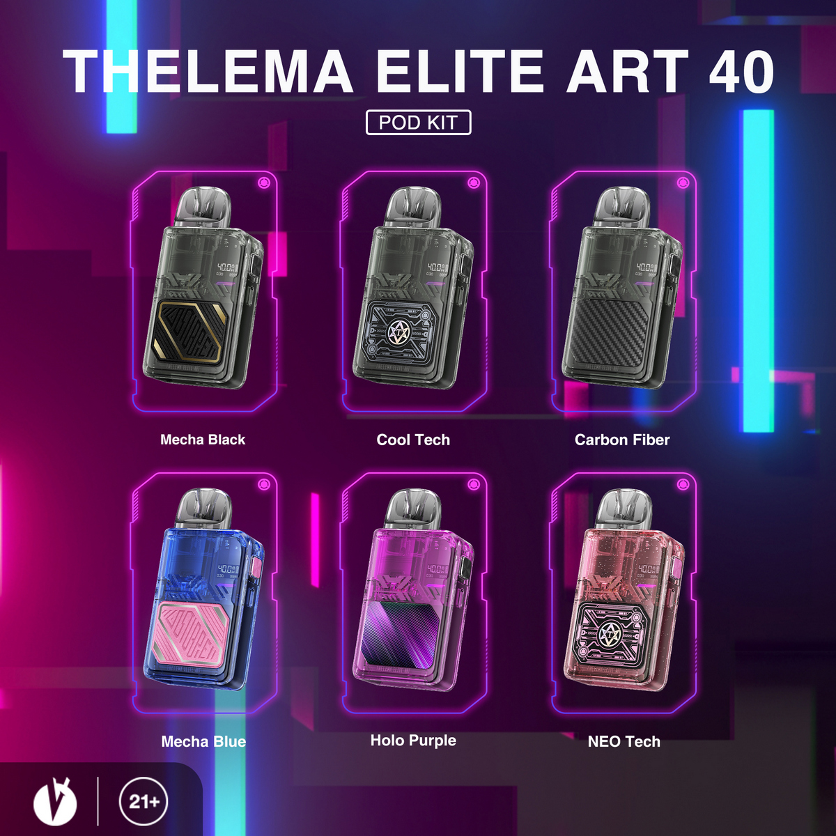 Lost Vape Thelema Elite Art 40 Pod Kit