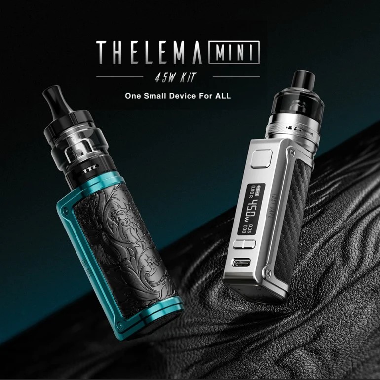 Lost Vape Thelema Mini 45W Kit w/ UB Lite Pod Tank, ub lite series ...