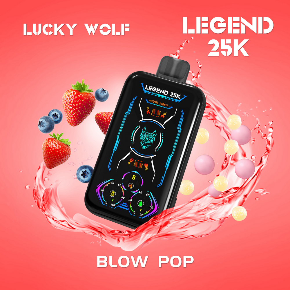 Lucky Wolf Legend 25K Disposable 5%, snowwolf