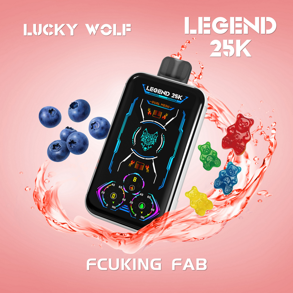 Lucky Wolf Legend 25K Disposable 5%, snowwolf