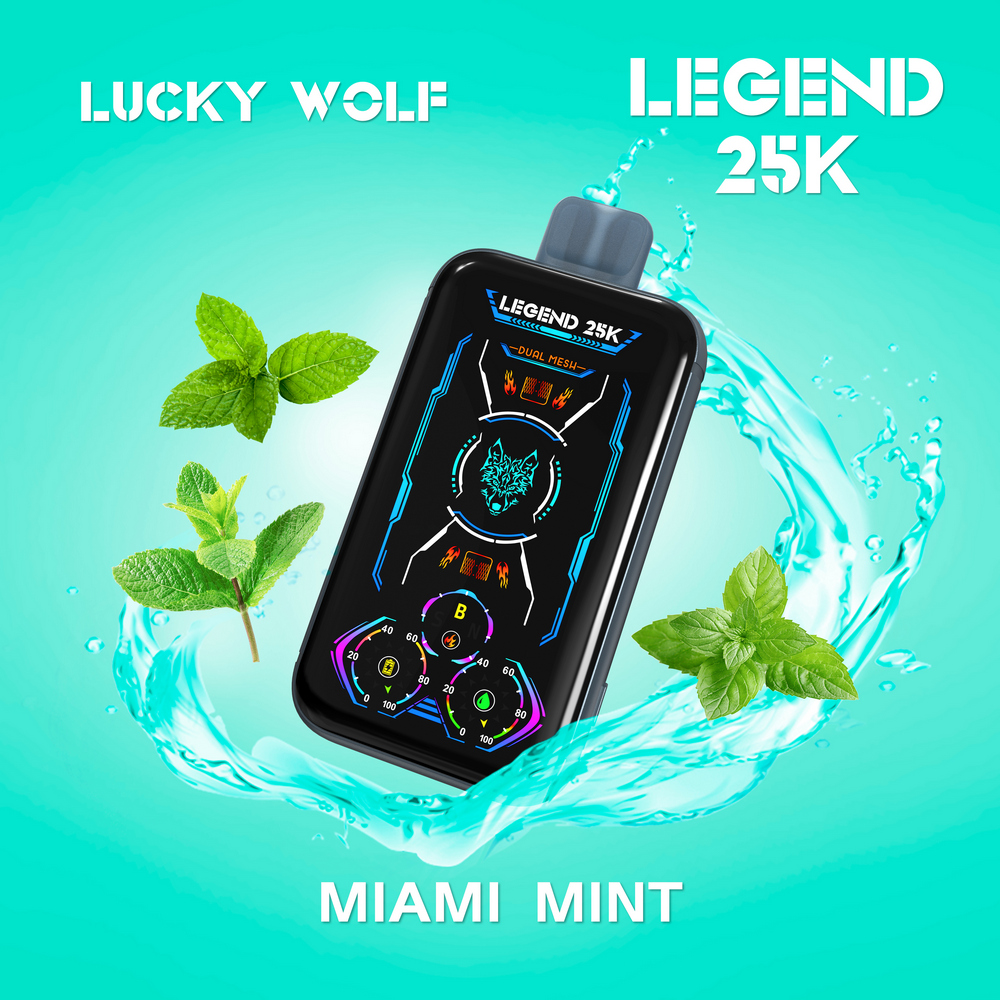 Lucky Wolf Legend 25K Disposable 5%, snowwolf