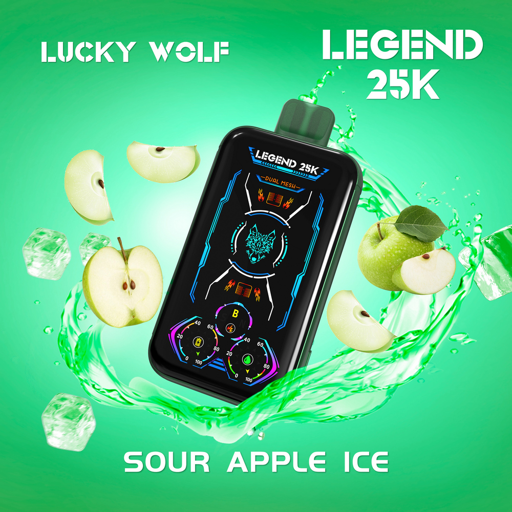 Lucky Wolf Legend 25K Disposable 5%, snowwolf