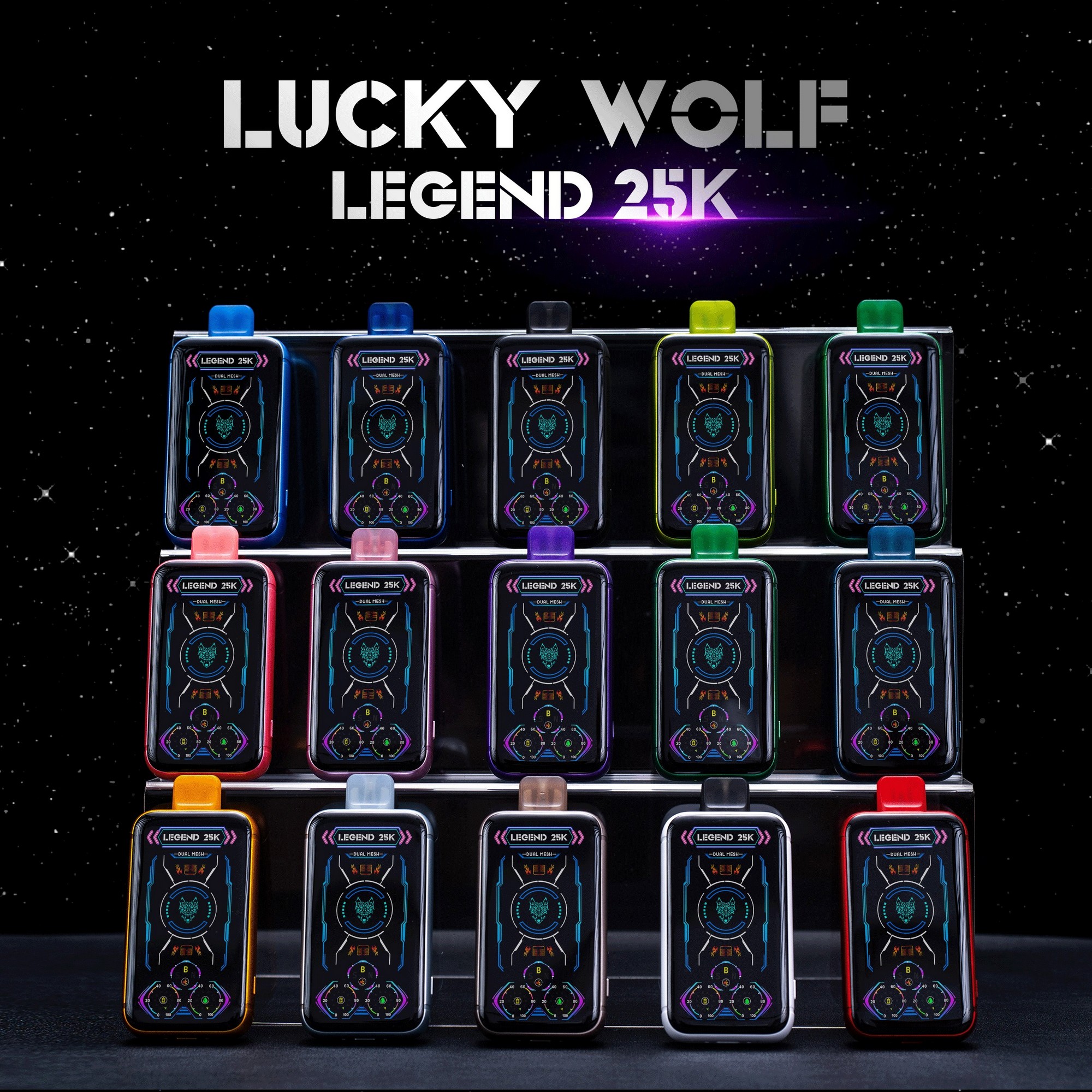 Lucky Wolf Legend 25K Disposable 5%, snowwolf