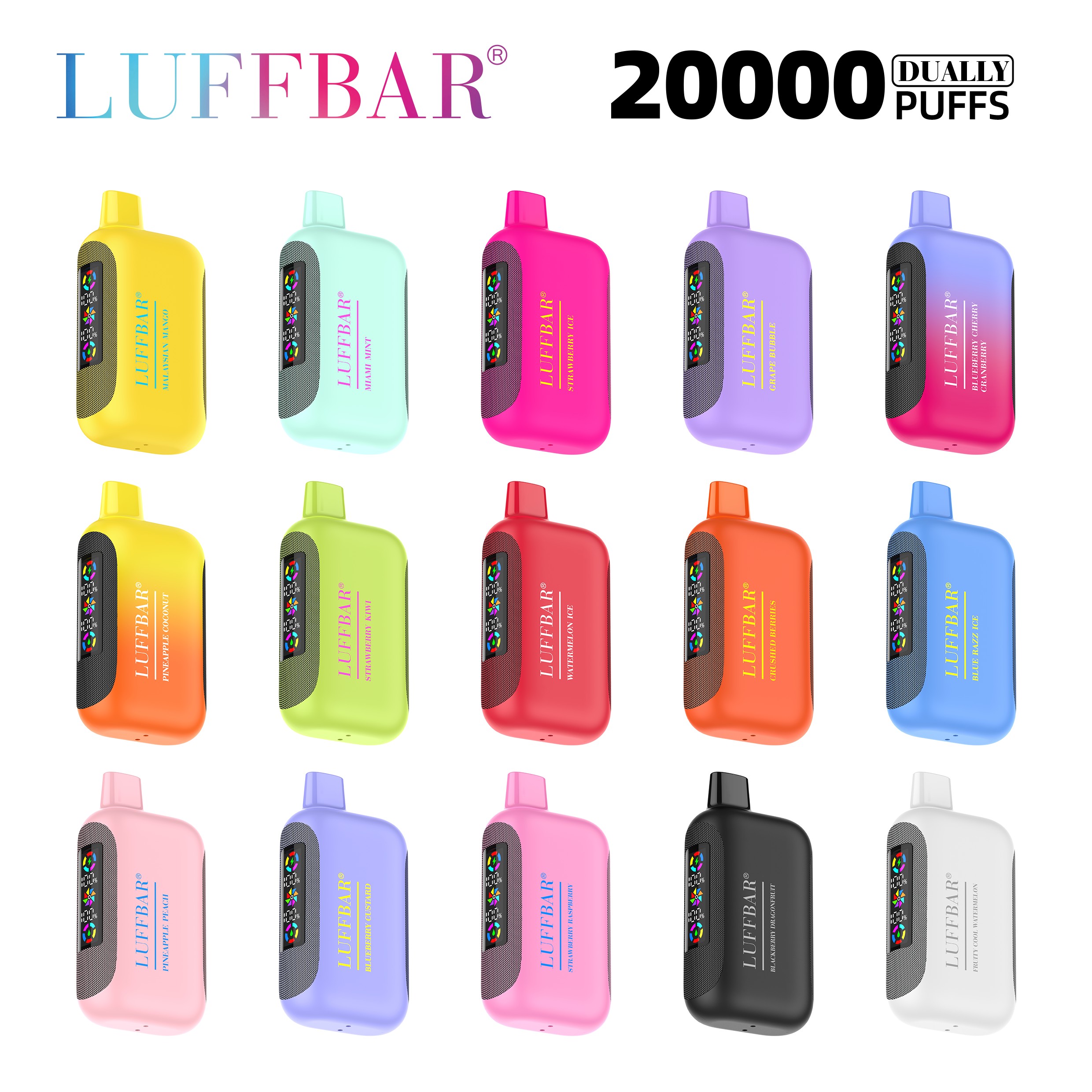 LUFFBAR Dually 20000 Disposable 5%