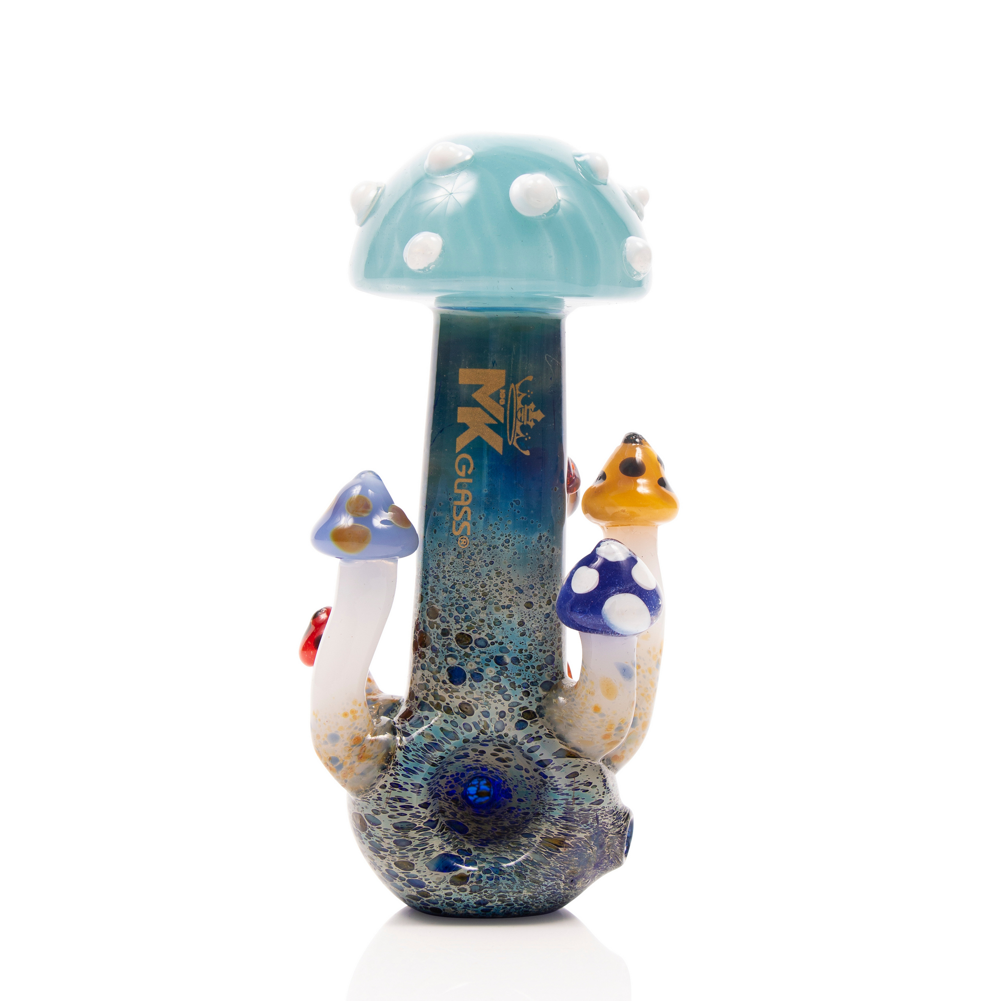 MK100 Glass Heady Mushroom Hand Pipe, mkh14, thc, , flower, dry herb ...