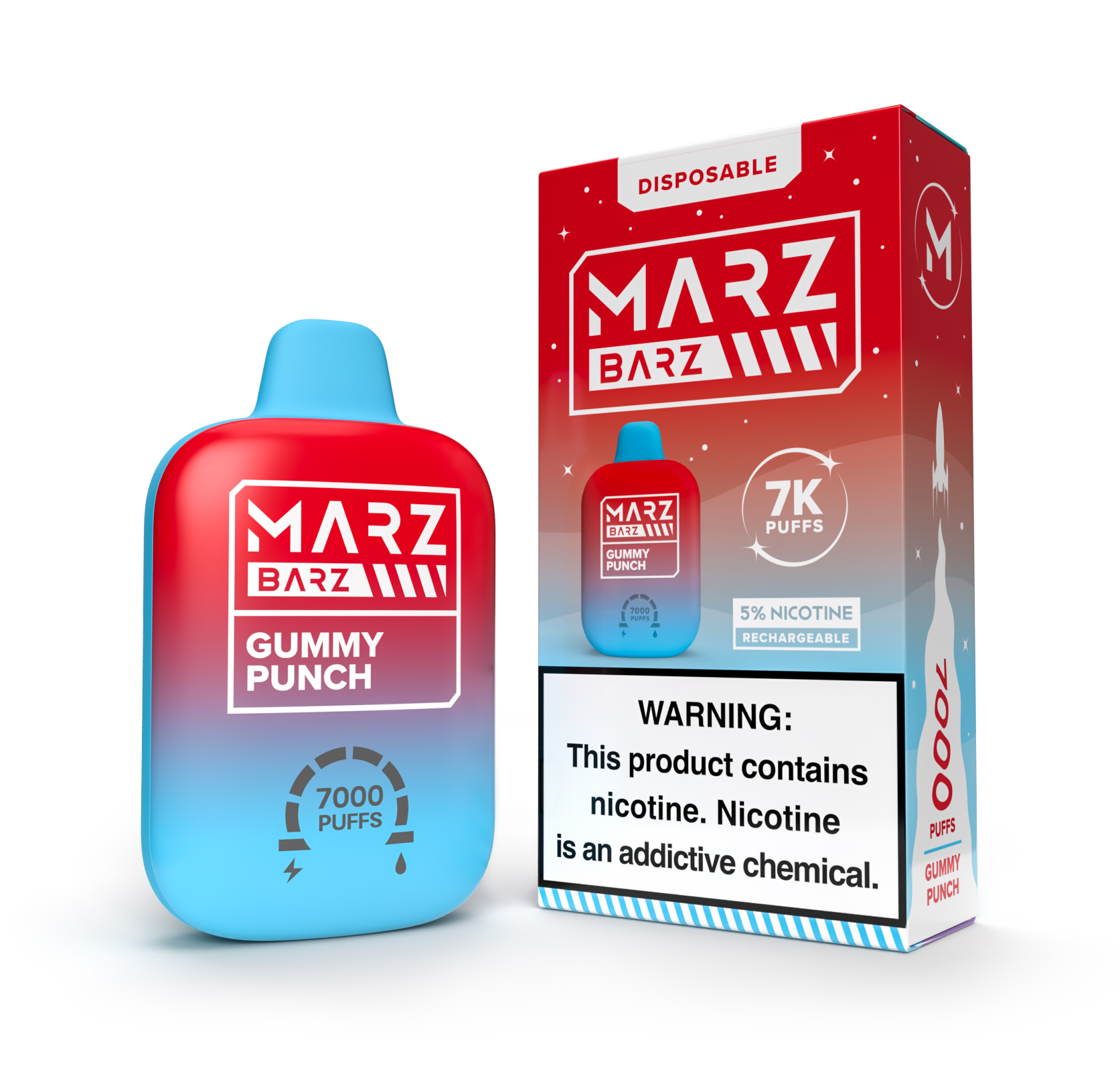 Marz Barz 7000 Disposable 5%