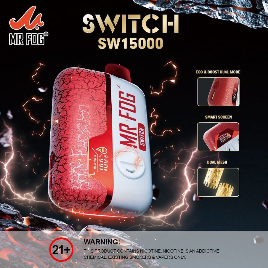 Mr Fog Switch SW15000 Disposable 5%, switch 15k