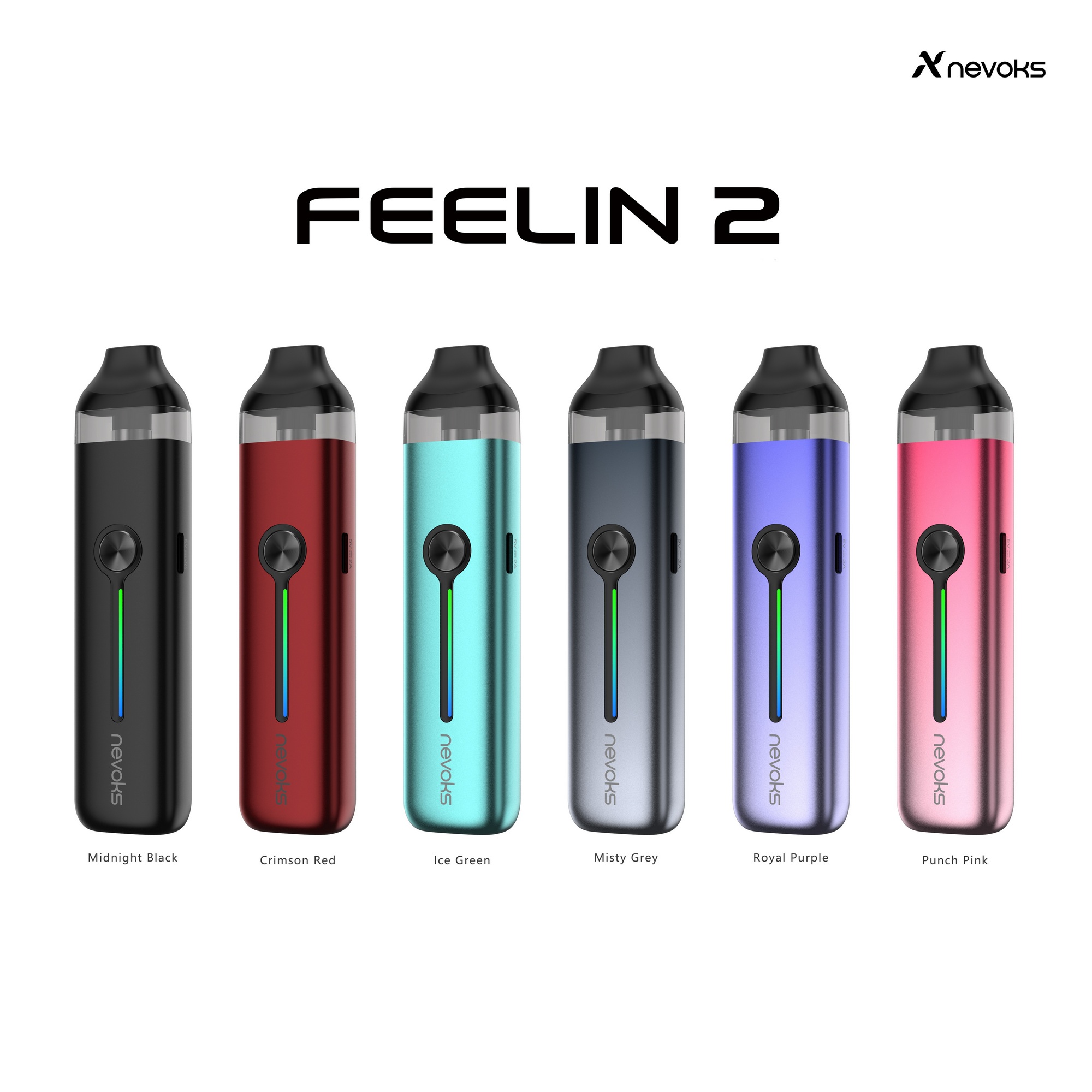 Nevoks Feelin 2 Pod Kit, feelin 2 empty replacement pods 2pk, spl10 ...
