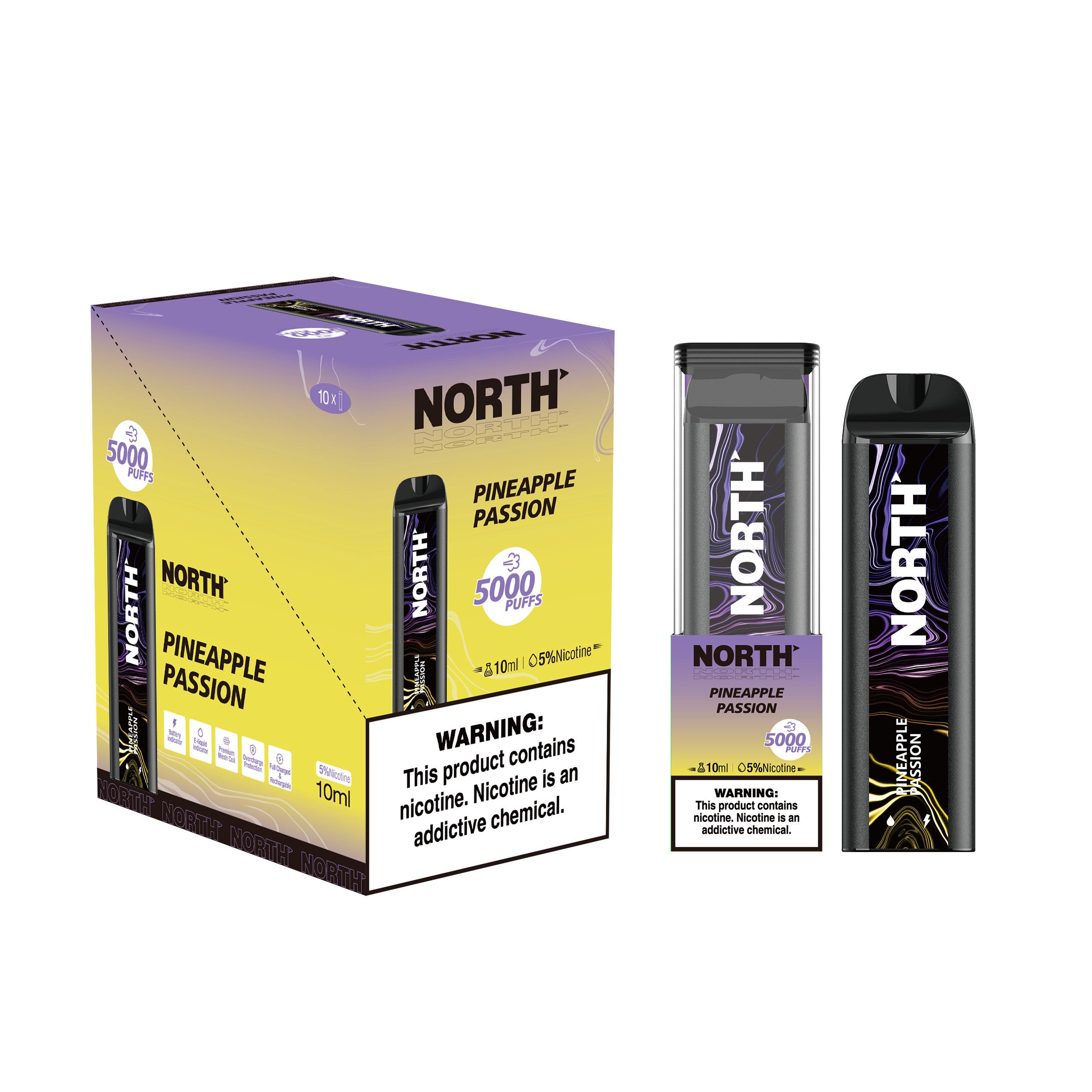 North 5000 Disposable 5%