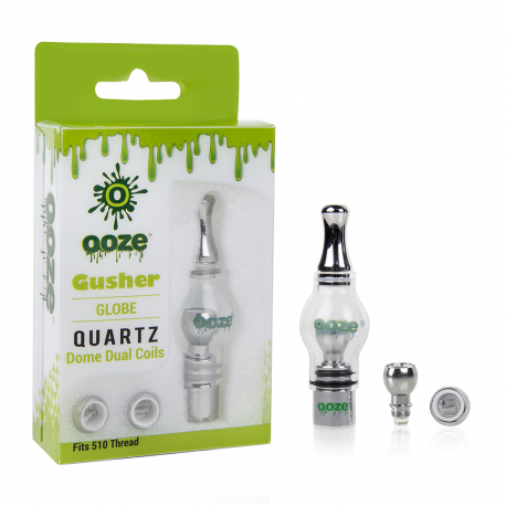 OOZE Gusher Globe Atomizer, dual quartz coil, aromatherapy, alternative