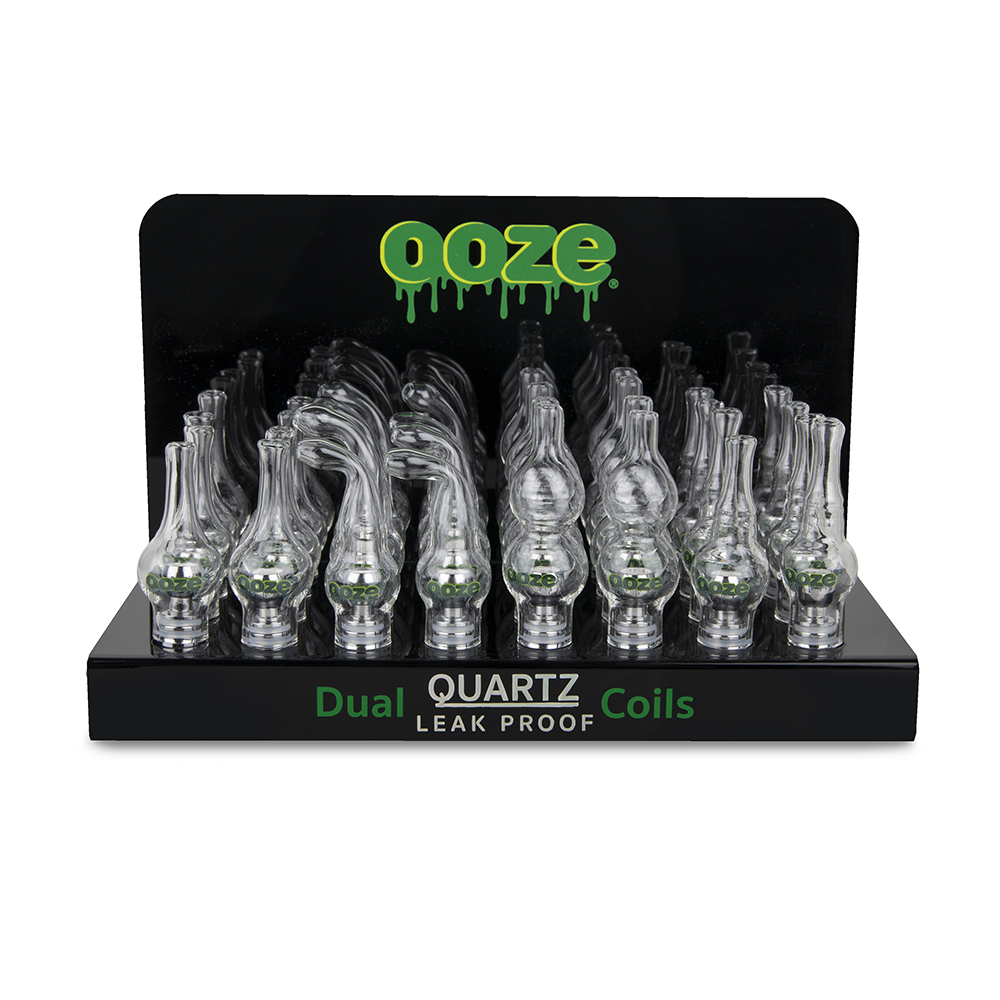 OOZE Globe and Dual Quartz Coils Display - 32 Count, 510, aromatherapy ...