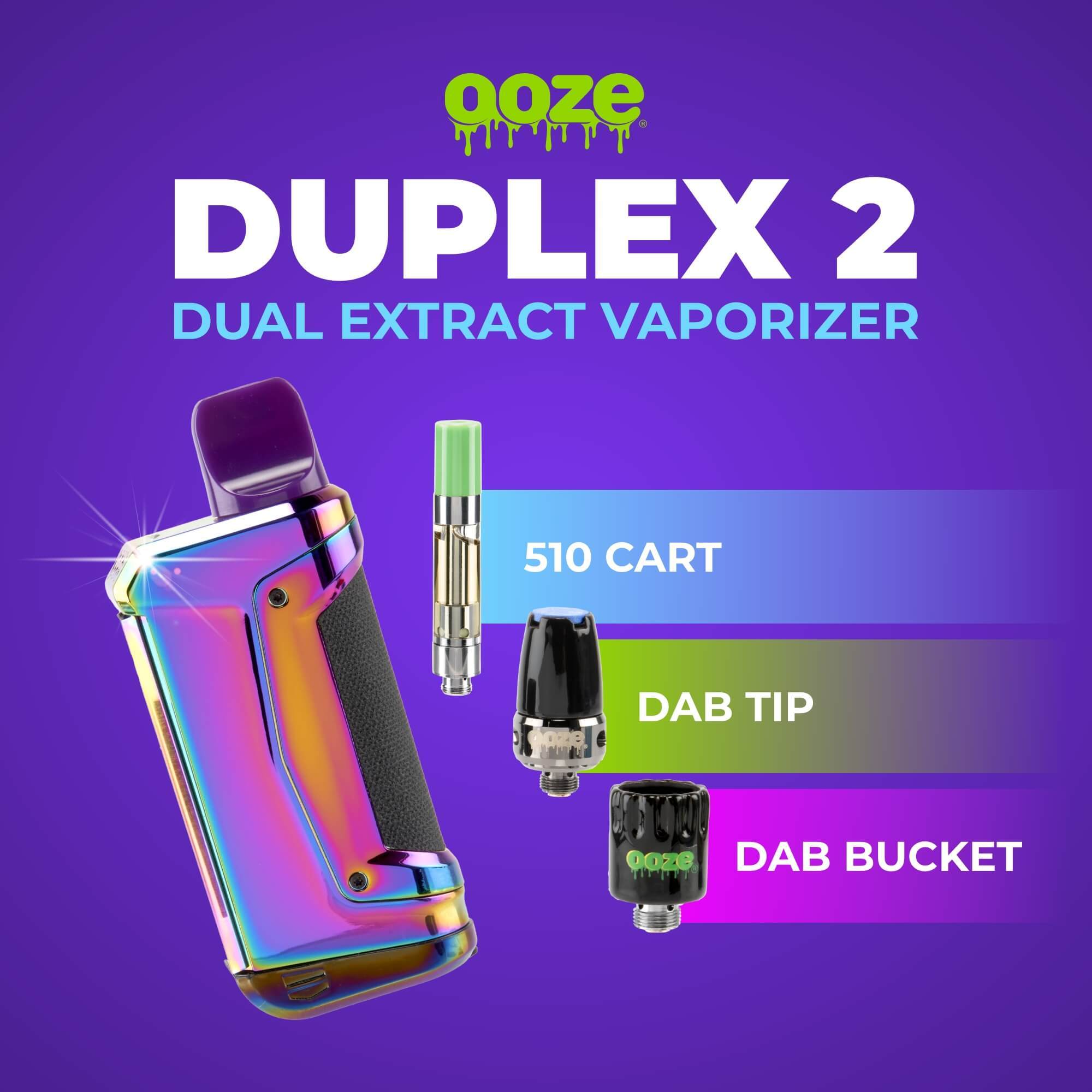 OOZE Duplex 2 Vaporizer, ooze life, thc, wax, dab, concentrates ...