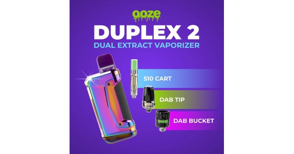 OOZE Duplex 2 Vaporizer, ooze life, thc, wax, dab, concentrates ...