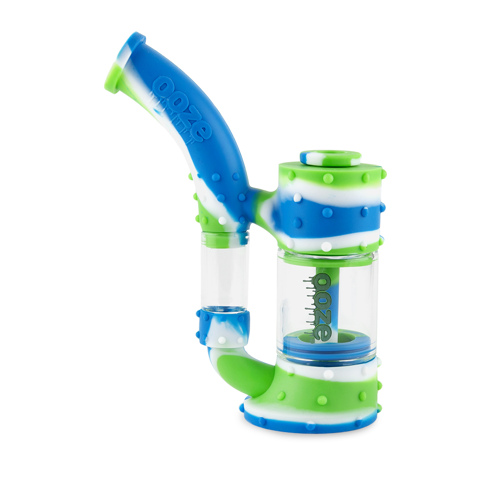 OOZE Stack Pipe Silicone Bubbler, ooze life, thc, dry herb, flower, wax ...