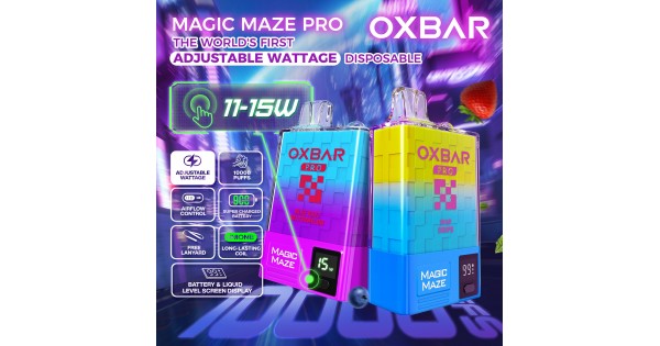 OXBAR Magic Maze Pro 10K Disposable 5%, 2deal