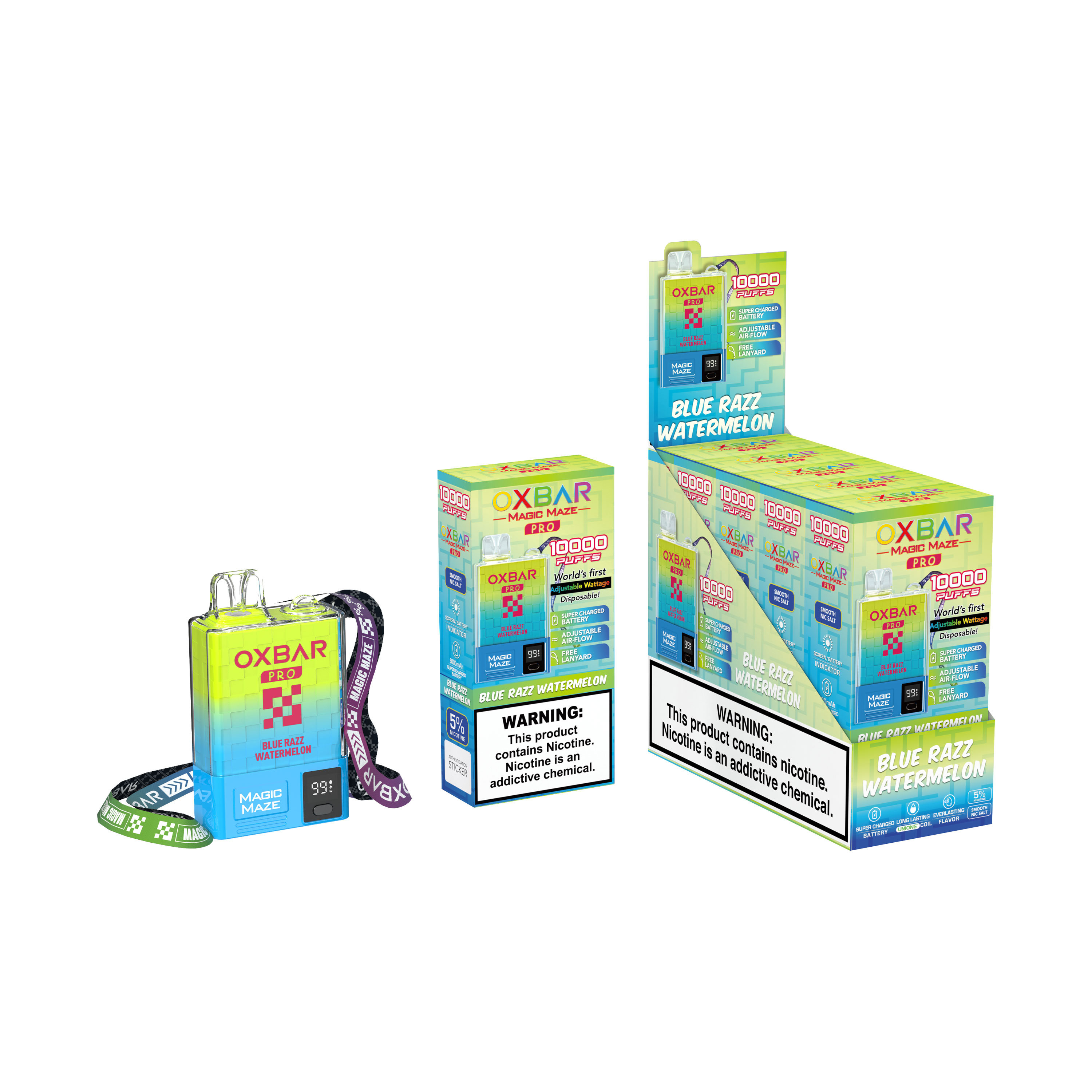 OXBAR Magic Maze Pro 10K Disposable 5%, 2deal