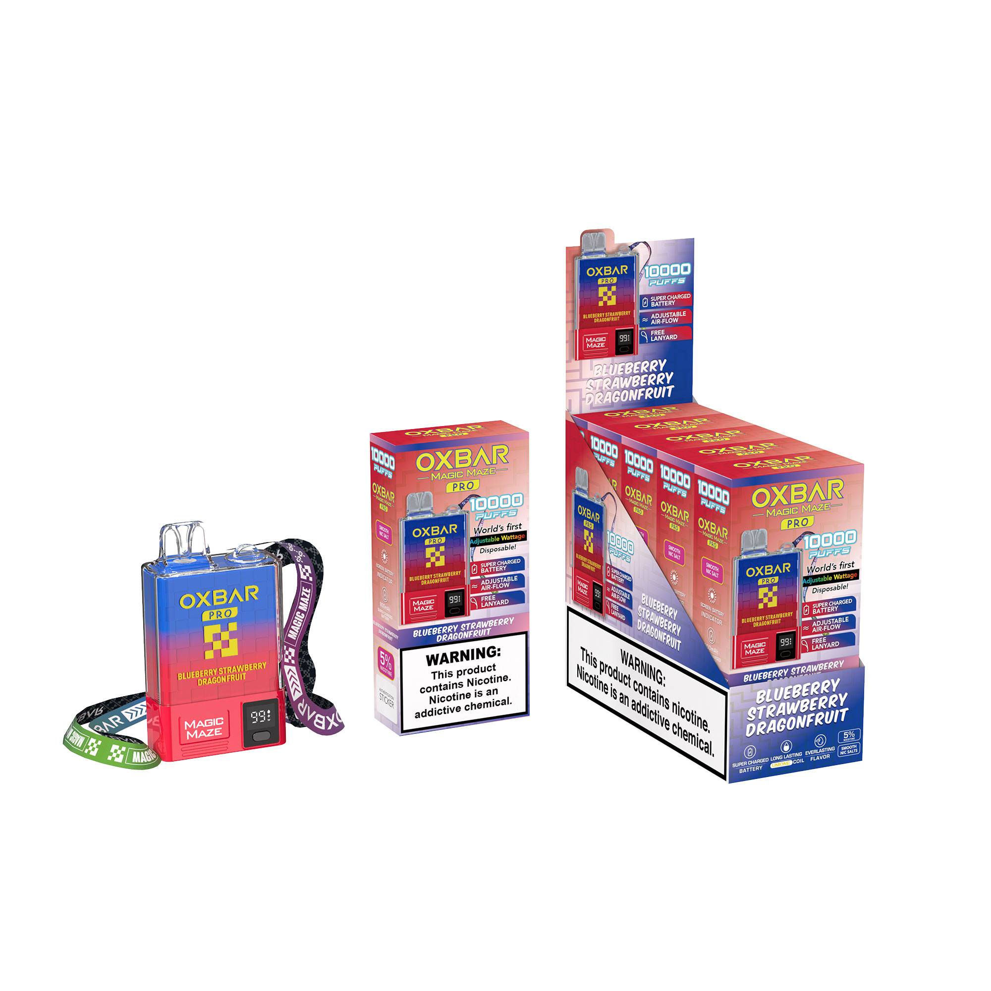 OXBAR Magic Maze Pro 10K Disposable 5%, 2deal