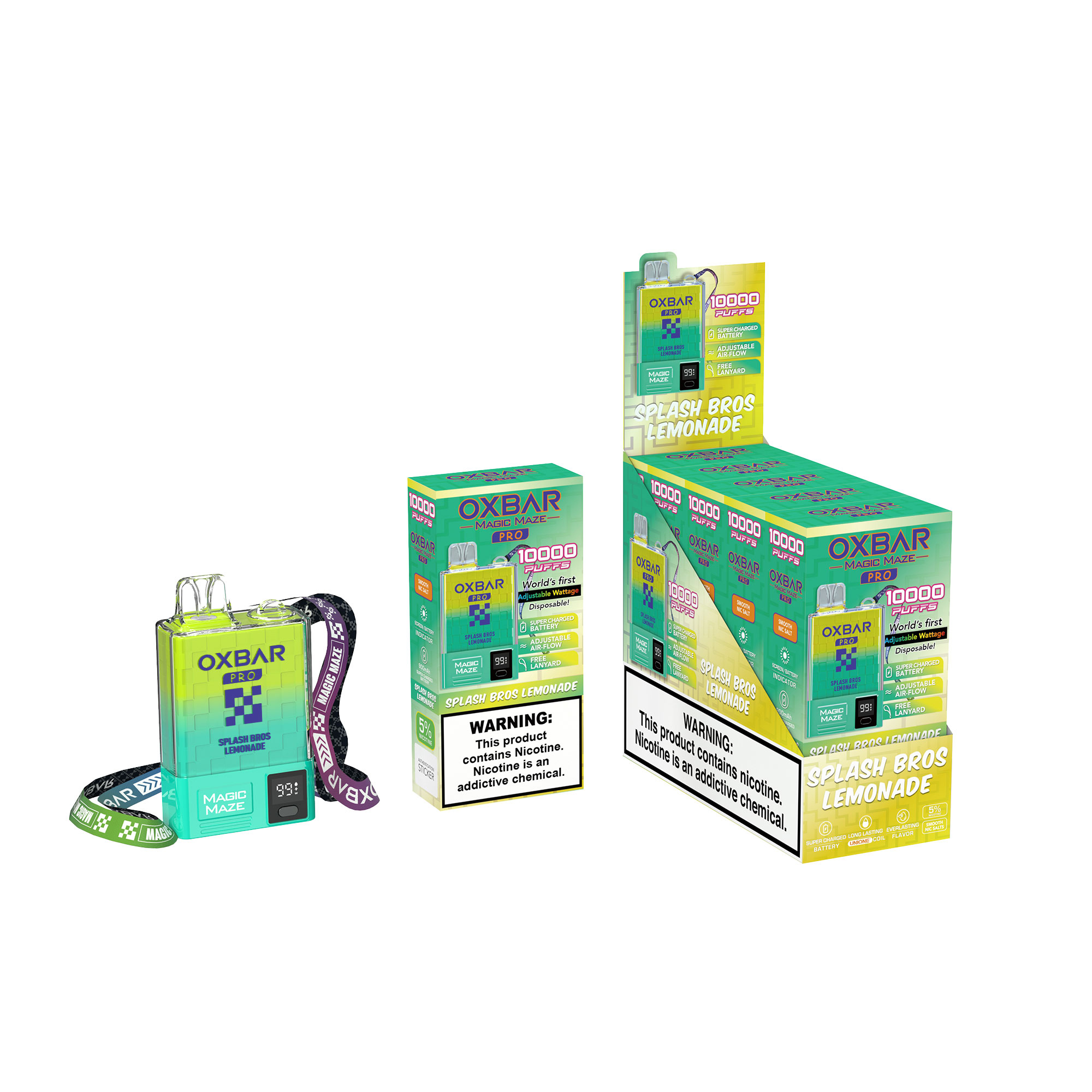 OXBAR Magic Maze Pro 10K Disposable 5%, 2deal