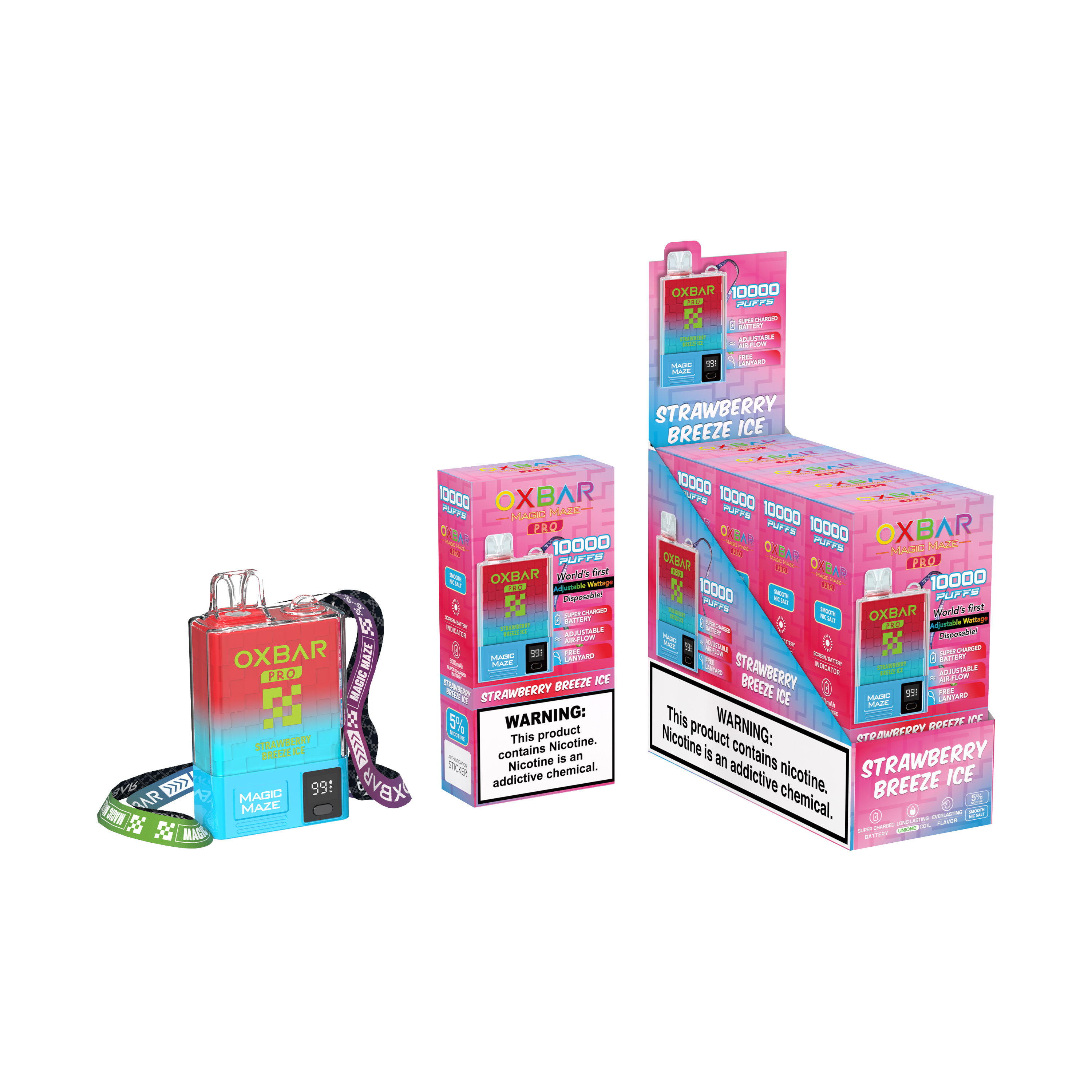 OXBAR Magic Maze Pro 10K Disposable 5%, 2deal