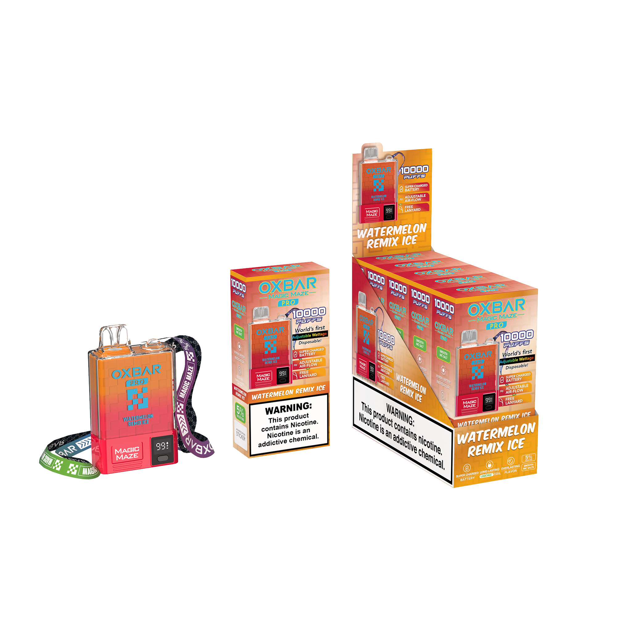 OXBAR Magic Maze Pro 10K Disposable 5%, 2deal