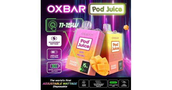 Pod Juice x OXBAR Magic Maze Pro 10K Disposable 5%, 2deal