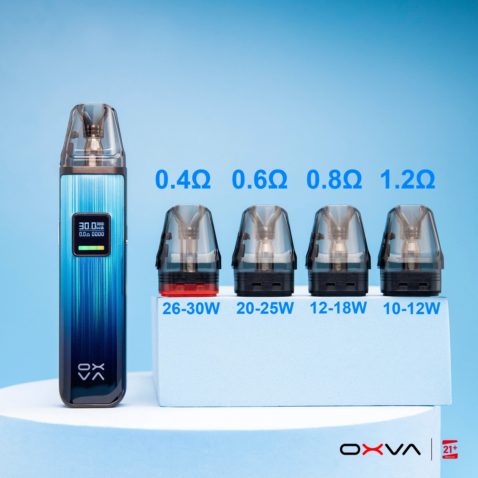 OXVA XLIM Top Fill Cartridges 3pk, xlim v3 cartridges, xlim series