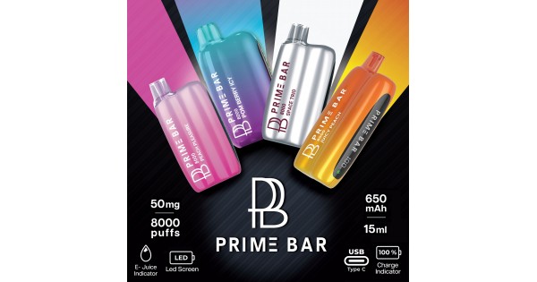 Prime Bar 8000 Disposable 5%