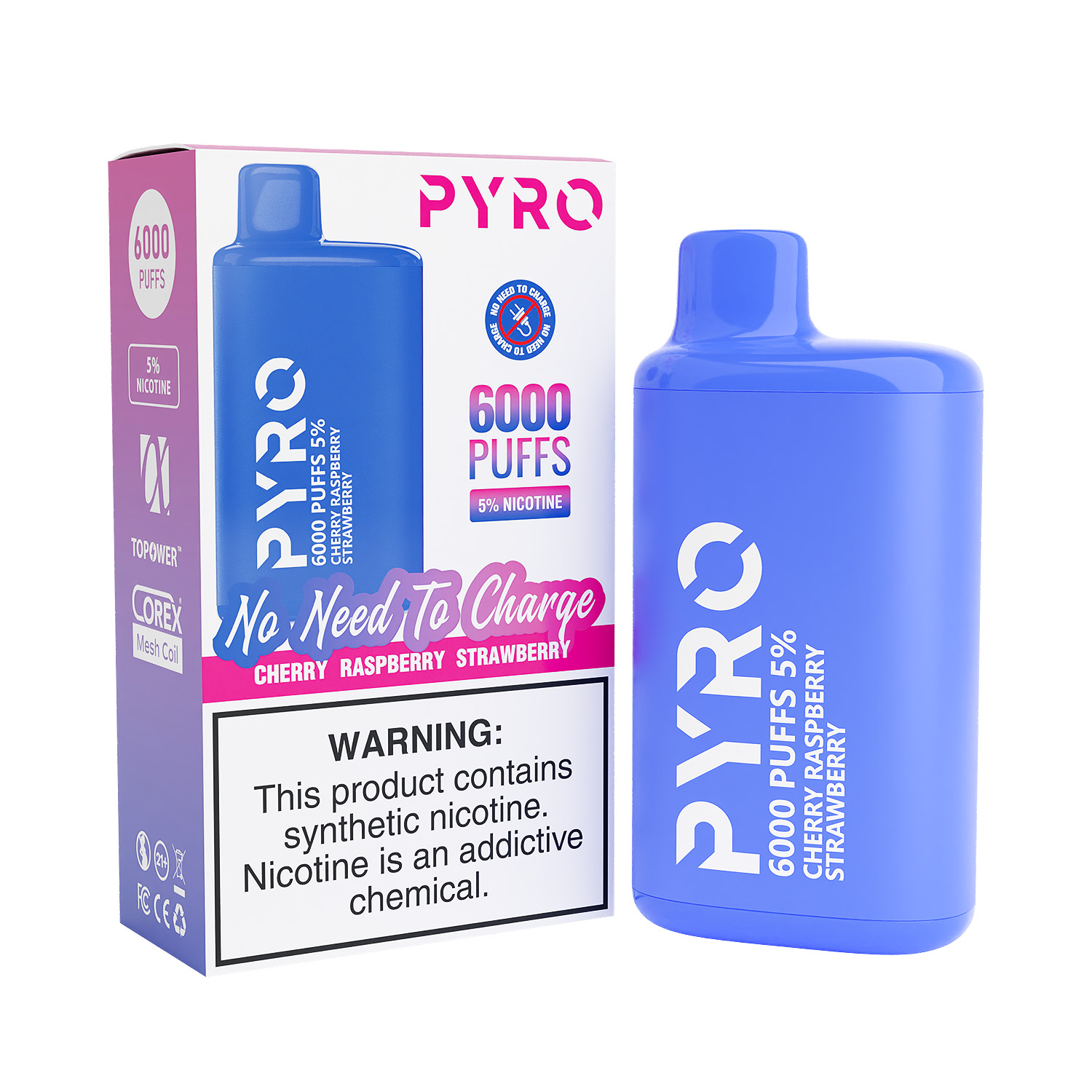 Pyro 6000 Disposable 5%, pyro tech
