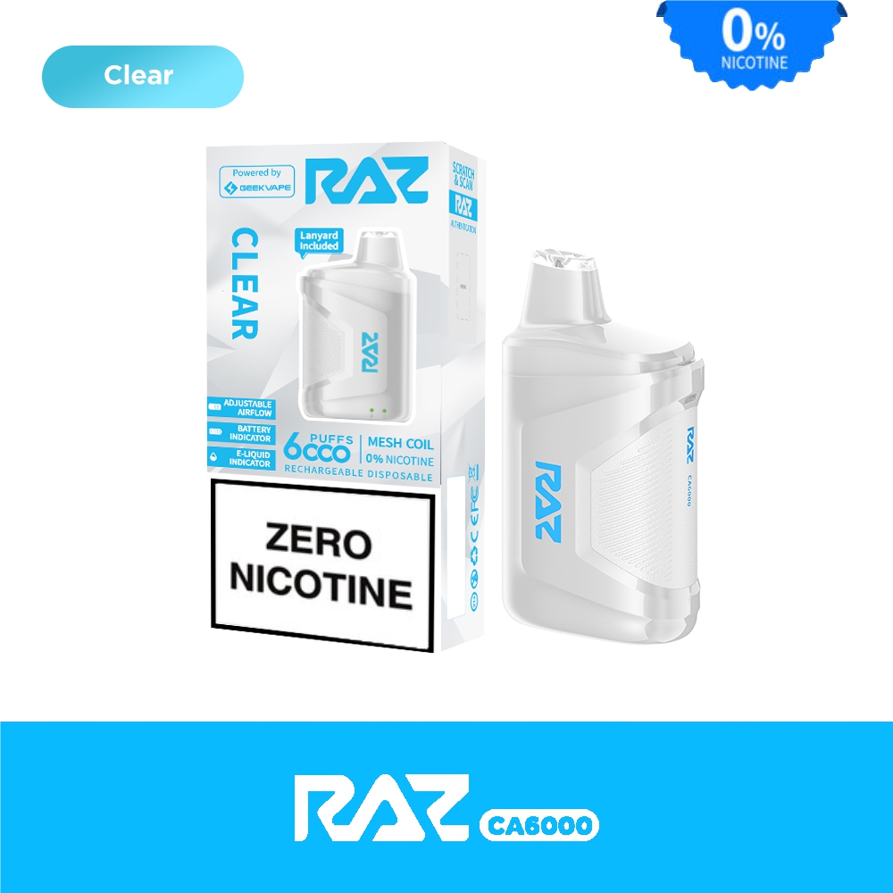 RAZ CA6000 Disposable 0% - Clear