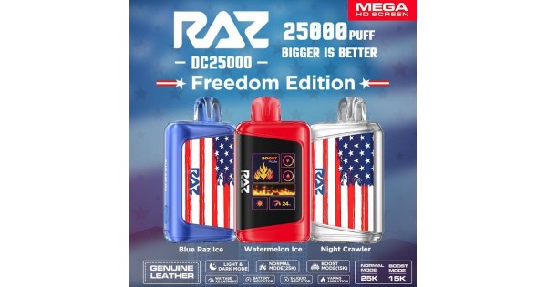 RAZ DC25000 Disposable 5%, raz dc25k, raz disposable