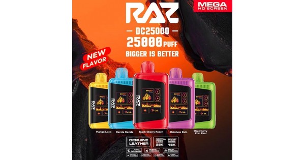 RAZ DC25000 Disposable 5%, raz dc25k, raz disposable