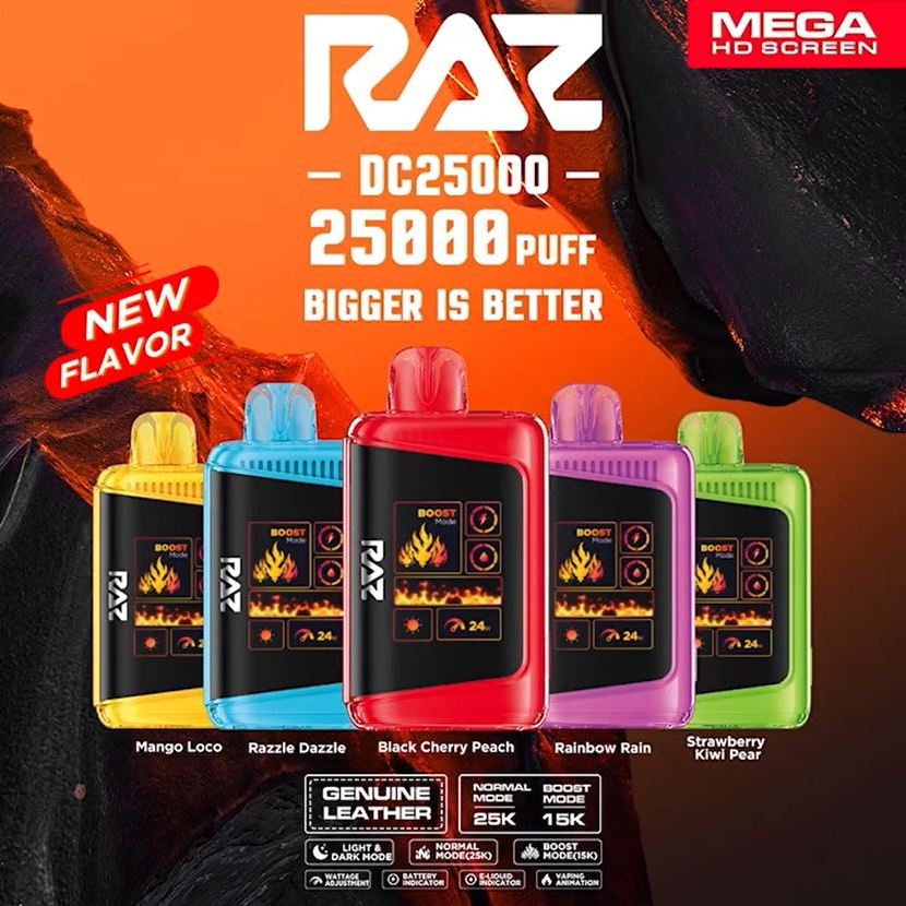 RAZ LTX 25K Disposable 5%, raz ltx25000, raz dc25000, raz dc25k, raz ...