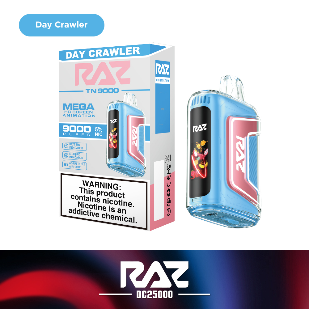 RAZ TN9000 Disposable 5%, raz disposable, raz mega, raz 2