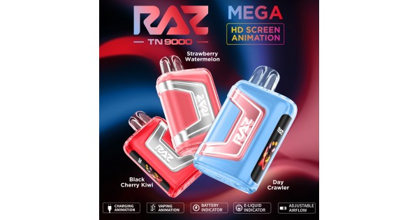 RAZ TN9000 Disposable 5%, raz disposable, raz mega, raz 2