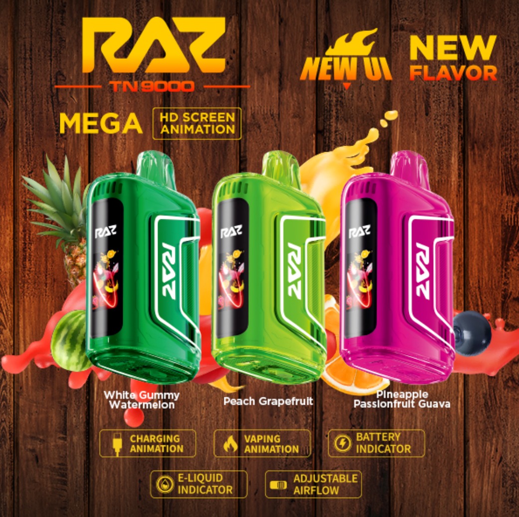 RAZ TN9000 Disposable 5%, raz disposable, raz mega, raz 2