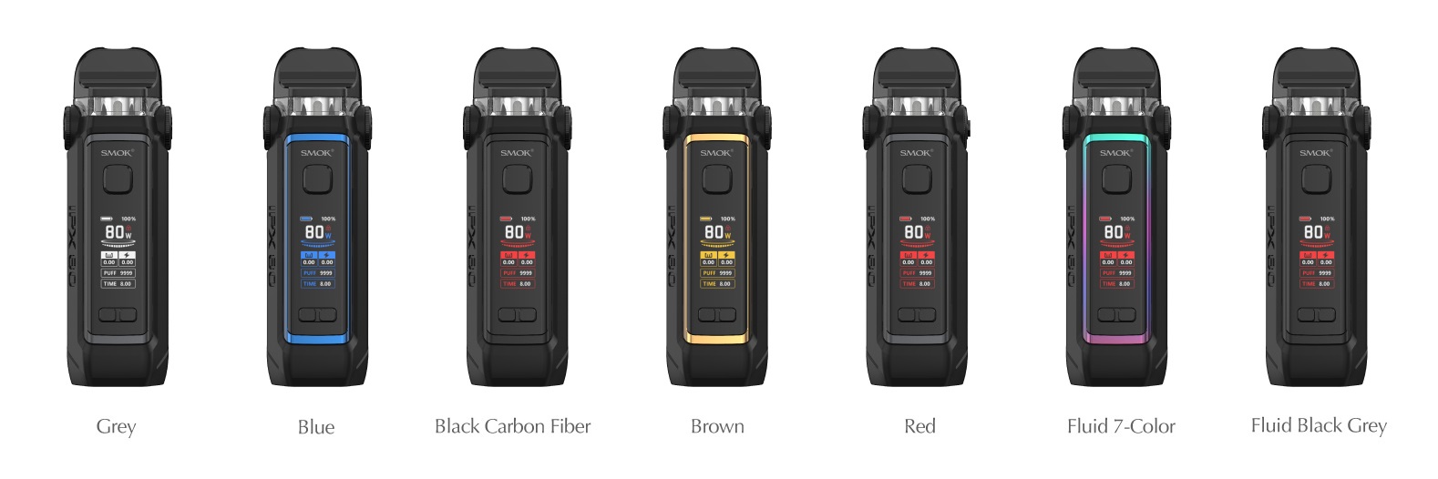 SmokTech IPX 80 Kit, smok, ipx80, rpm 2 mesh 0.16Ω coils, rpm 2 dc 0.6Ω ...