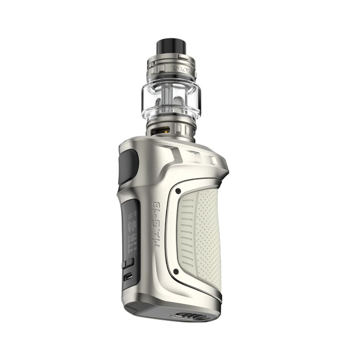 SmokTech MAG-18 Kit, tfv18 tank, tfv18 coils 3pk, dual 18650, dual battery