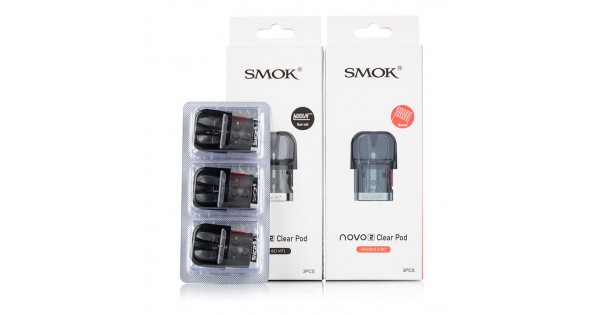 SmokTech Novo 1 and Novo 2 Replacement Pods 3pk, smok, novo pods