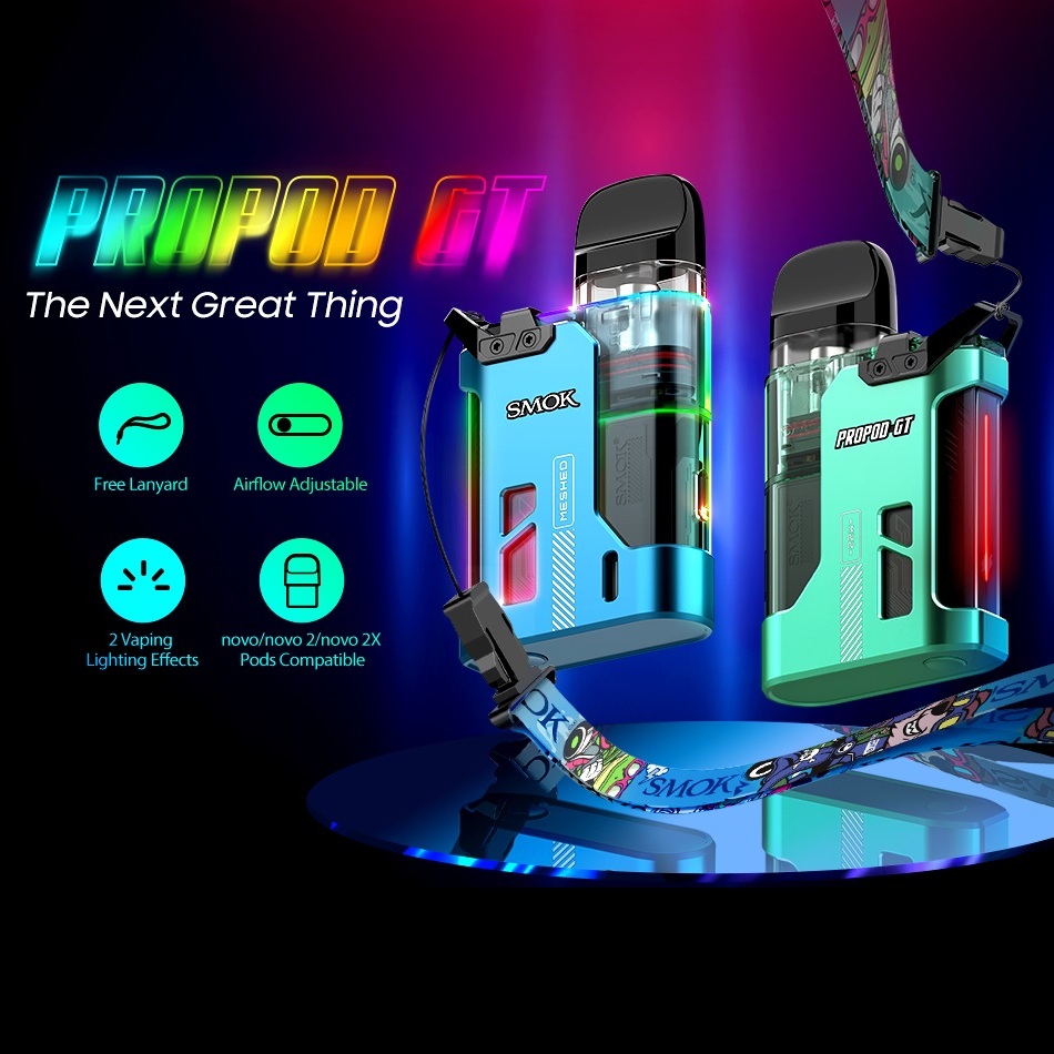 SmokTech ProPod GT Kit, smok, novo and novo 2 pods, novo 2x meshed pods