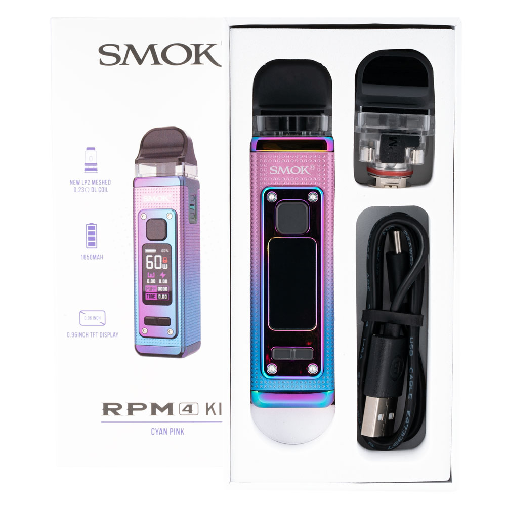 SmokTech RPM 4 Kit, smok, rpm4, lp2 coils, rpm replacement 5pk coils ...
