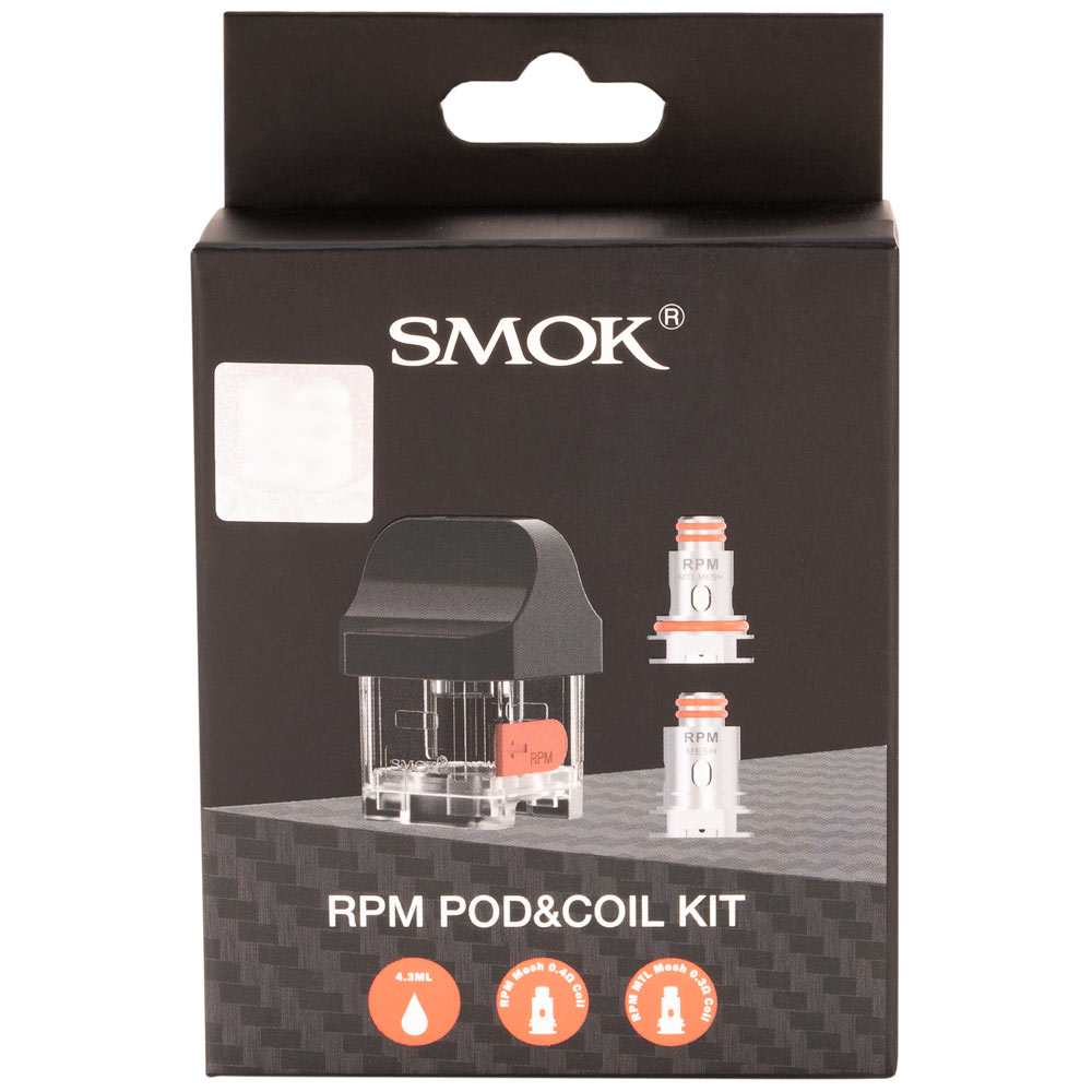 SmokTech RPM40 Pod and Coil Kit, smok, rpm 40, rpm coils