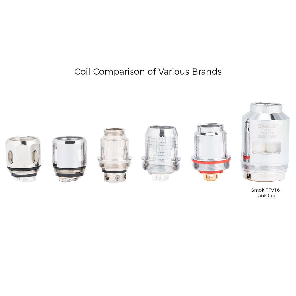 SmokTech TFV16 Tank, smok, tfv16 mesh 3pk coils