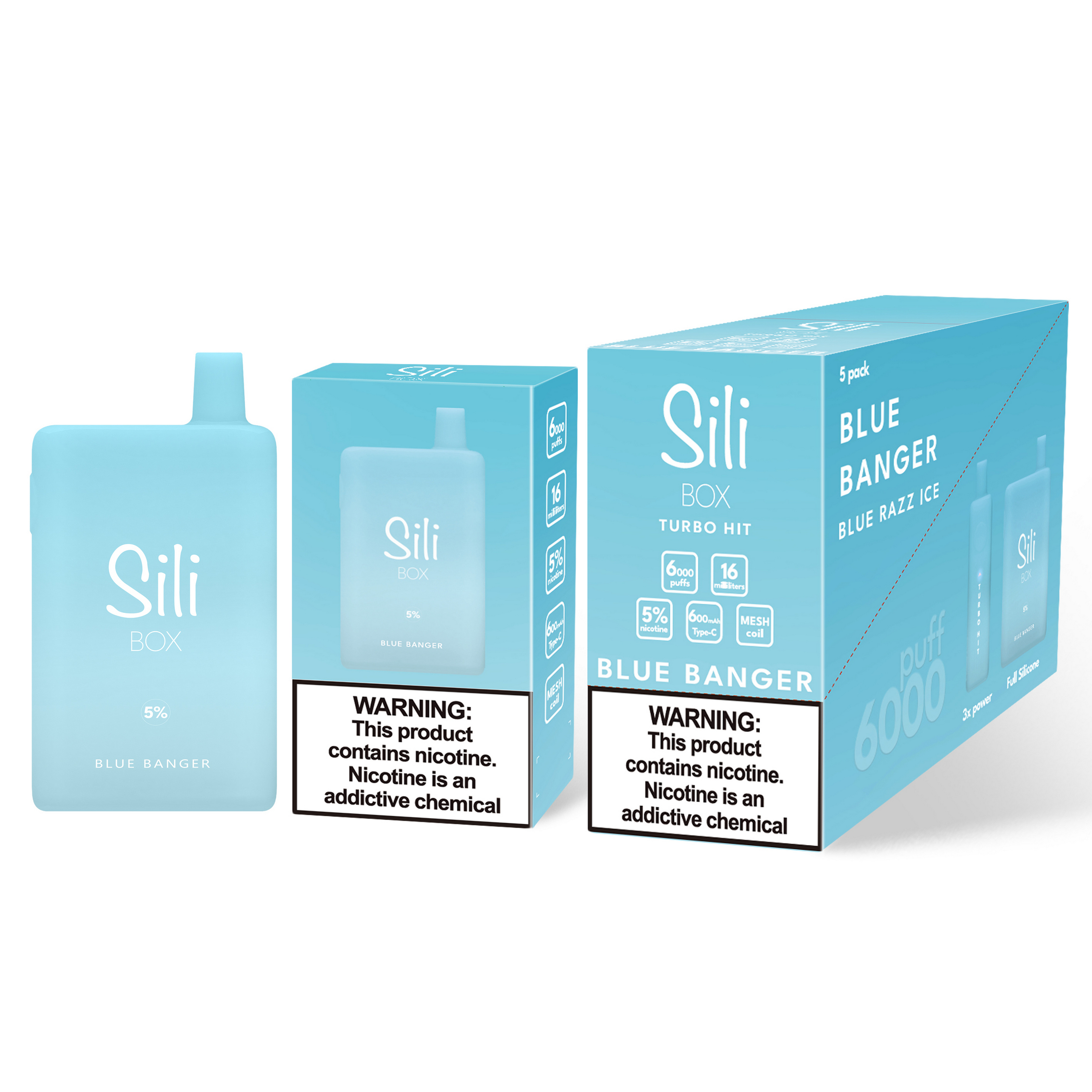 Sili Box 6000 Disposable 5%