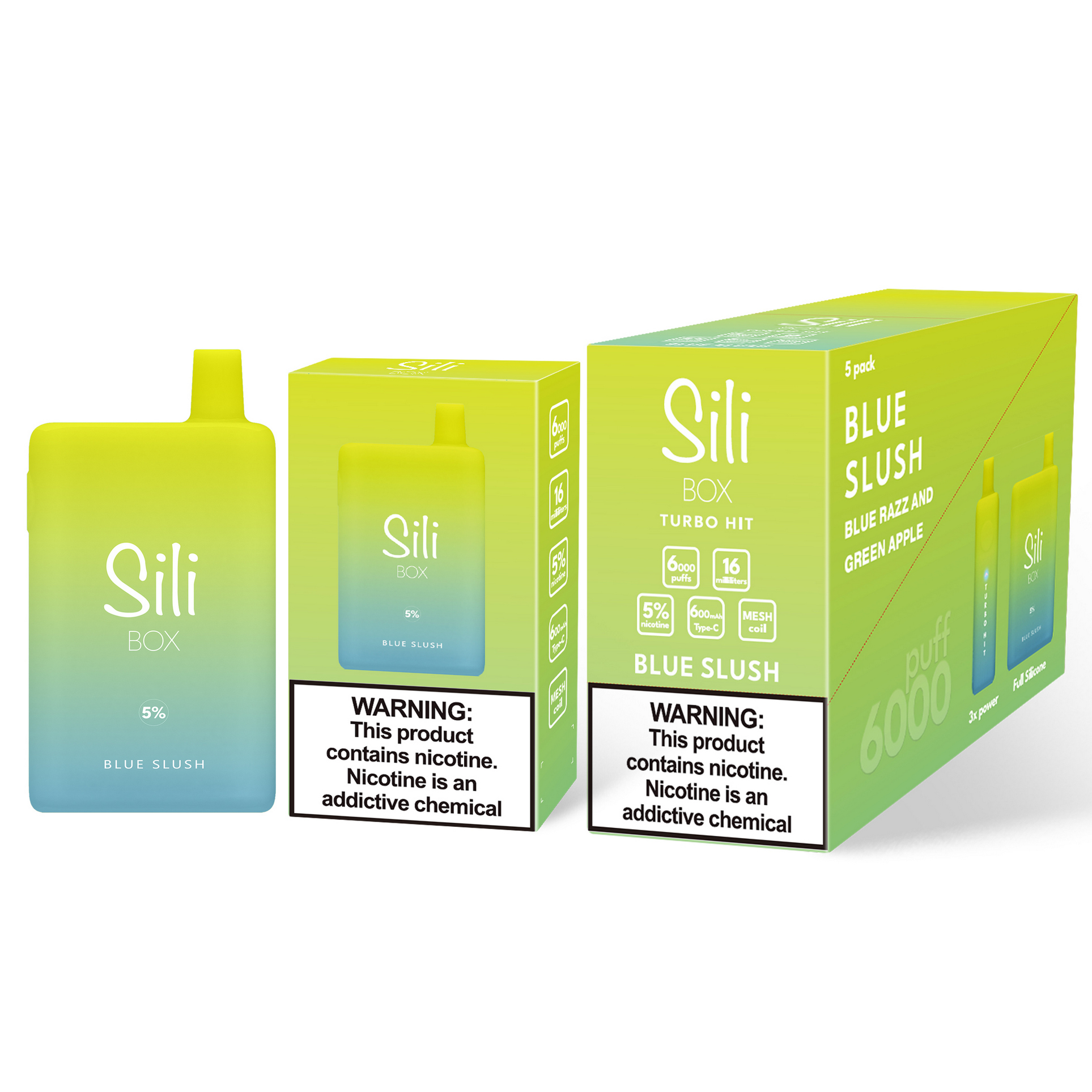 Sili Box 6000 Disposable 5%